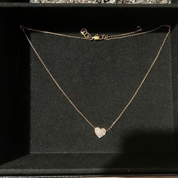 Michael Kors | Jewelry | Mk Heart Necklace | Poshmark